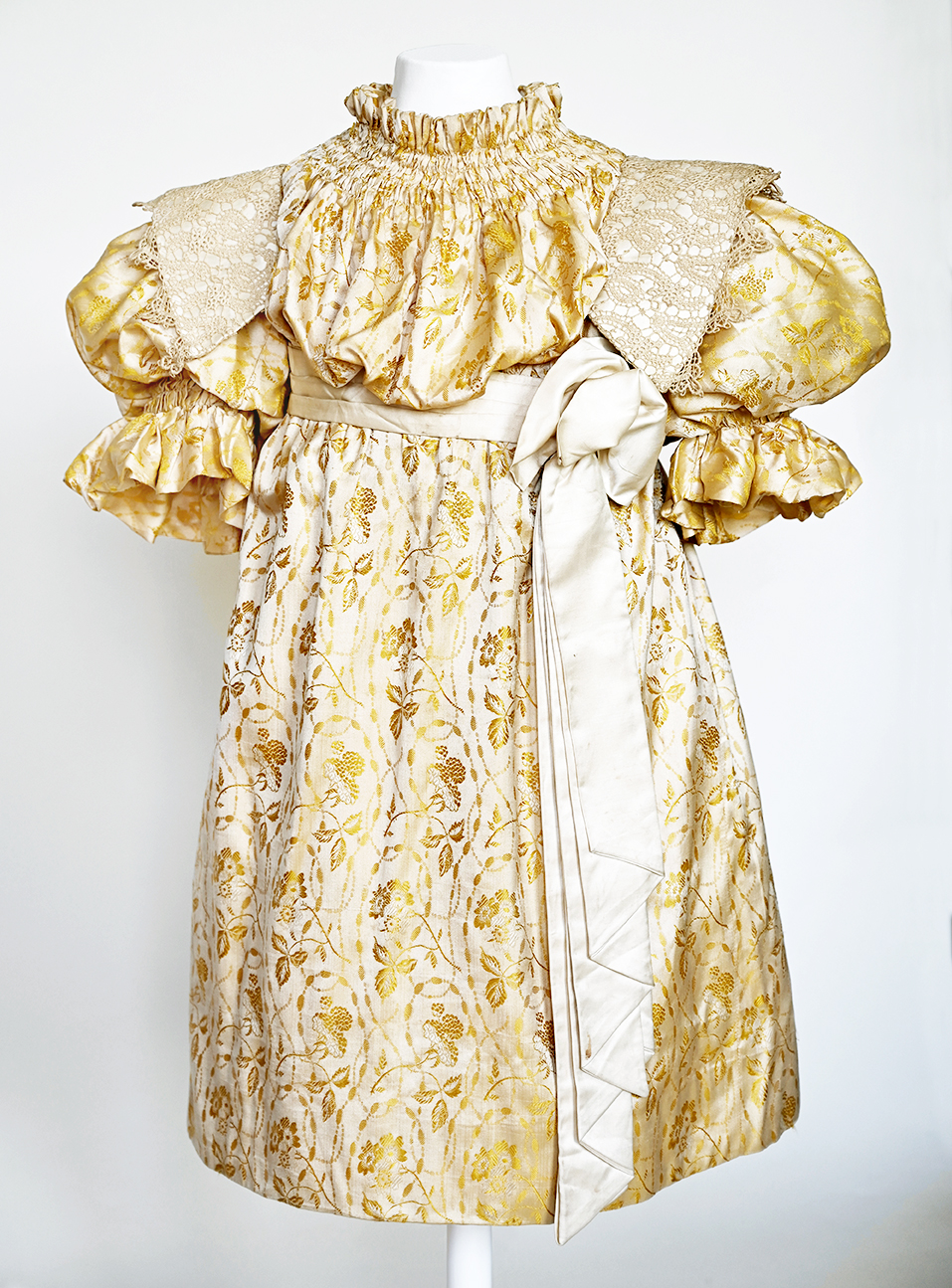 1897 Girl's silk dress - Hopkins Costume Trust